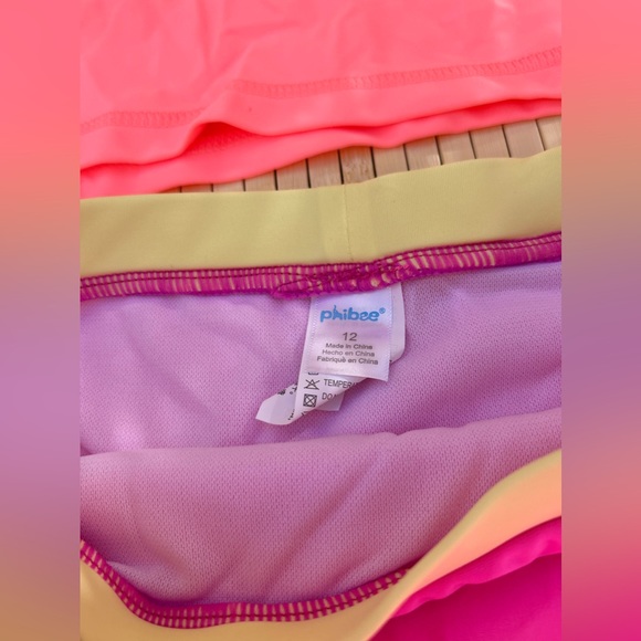 phibee | Swim | Phibee Girls Rash Guard Set Long Sleeve Upf 5 Sun ...